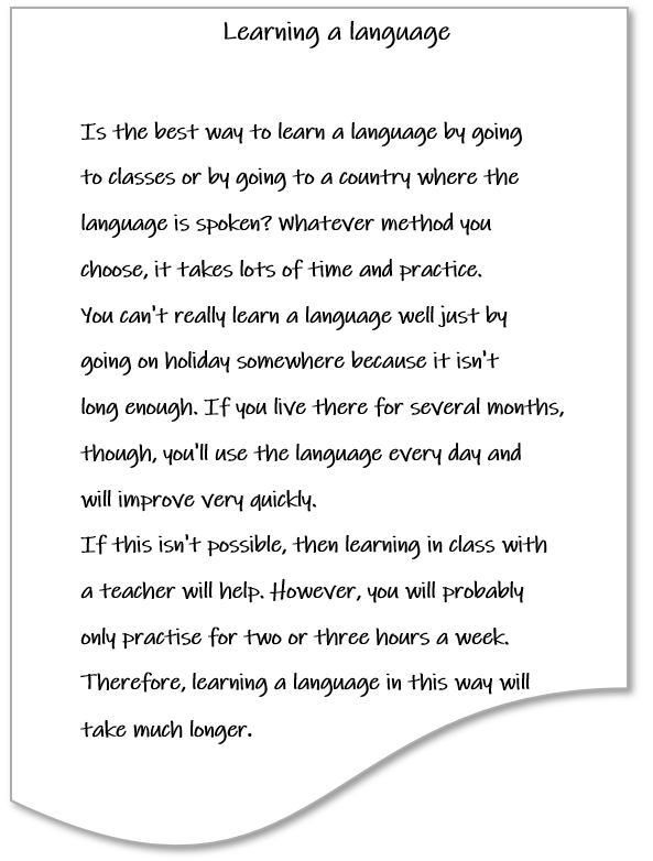 B1 PRELIMINARY FS WRITING PART 2: AN ARTICLE EXAMPLE. Interactive ...