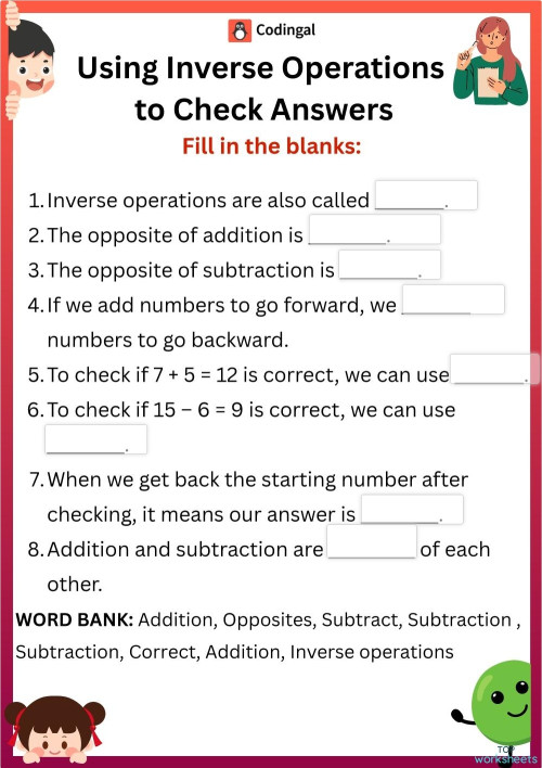 M_G01M09L33_WA02_Using_Inverse_Operations_to_Check_Answers_4. Interactive worksheet | TopWorksheets