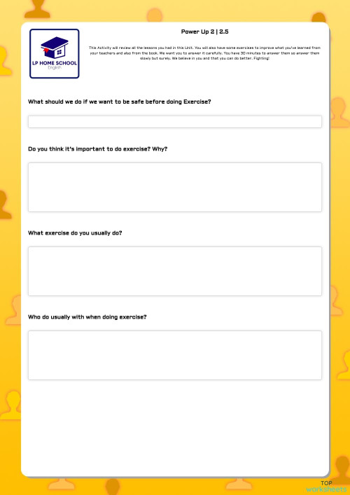 Power Up 2 | 2.5. Interactive worksheet | TopWorksheets