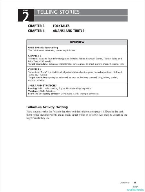 Real reading Teachers Manual Part 2 A2. Interactive worksheet ...