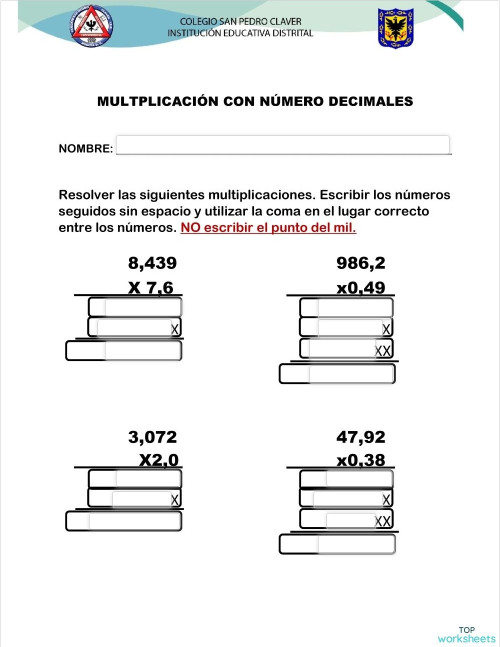 Problemas y ejercicios del doble y la mitad. Ficha interactiva | TopWorksheets
