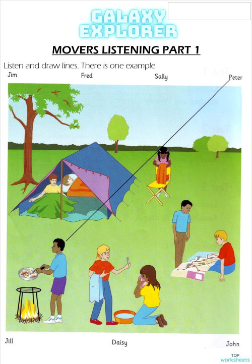 Listening practise 7. Interactive worksheet | TopWorksheets