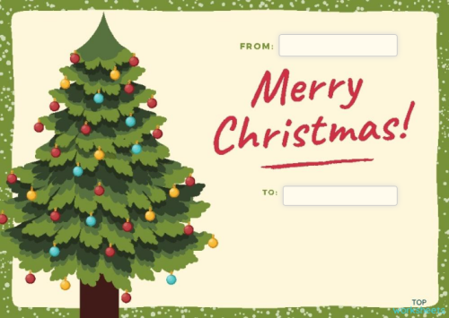 Christmas card 1. Interactive worksheet | TopWorksheets