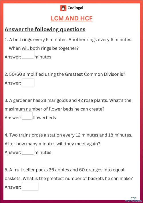M_G05M05L09_WA01_Word Problems_GCD_and_LCM_3. Interactive worksheet ...