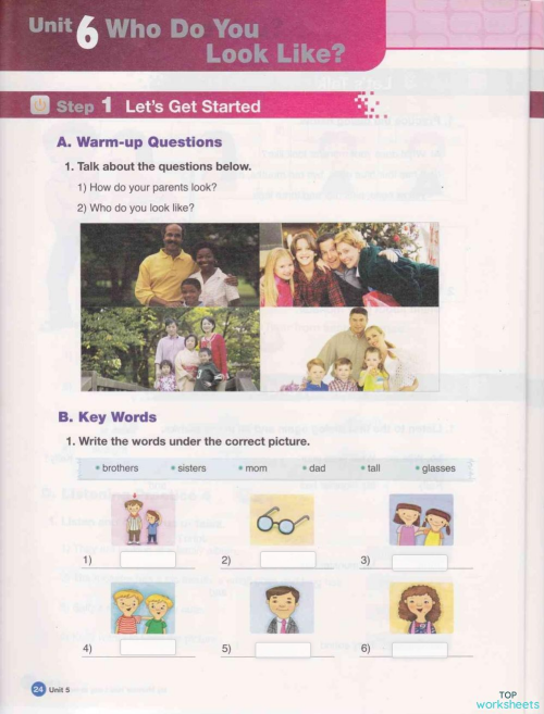 Step by Step 1 (unit 6). Interactive worksheet | TopWorksheets