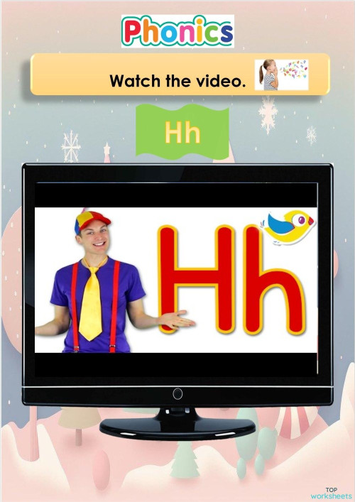 Phonics Hh. Interactive worksheet | TopWorksheets