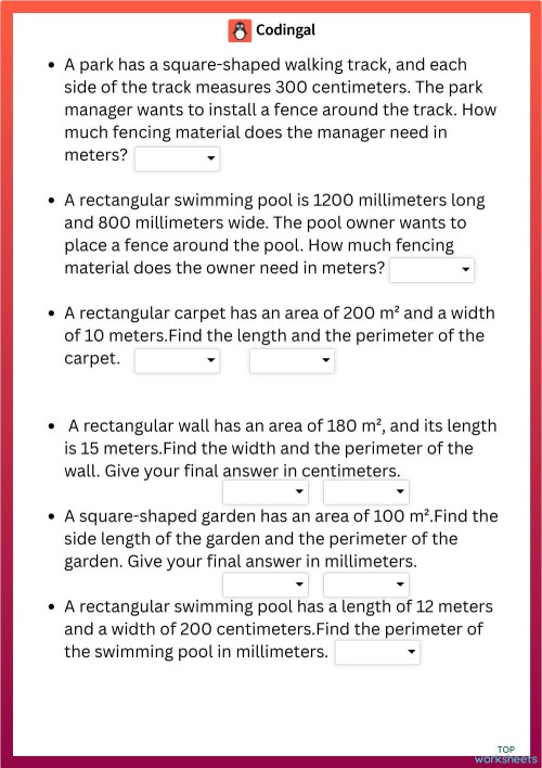 M_G02M14L63_WE02_Conversion Of Units. Interactive worksheet | TopWorksheets