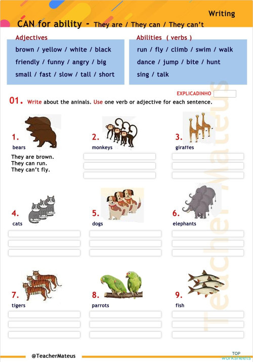 VERB TO BE, SHORT ANSWERS. Interactive worksheet | TopWorksheets