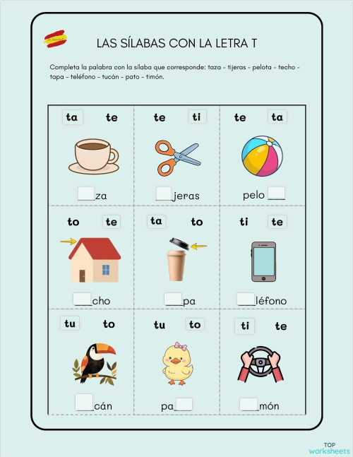 Vocabulario de la letra R (sonido inicial). Ficha interactiva ...