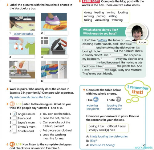 Go getter 3 unit 1 SB. Interactive worksheet | TopWorksheets