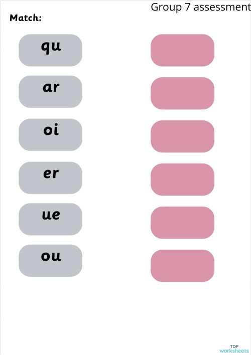 Group 7 assessment. Ficha interactiva | TopWorksheets