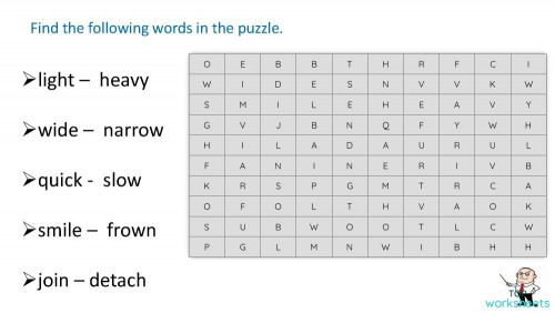 Puzzle - 3rd. Interactive worksheet | TopWorksheets