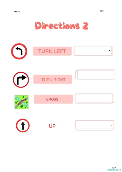 ใบงานที่ 2 Dropdown ใบงานเชิงโต้ตอบ | TopWorksheets