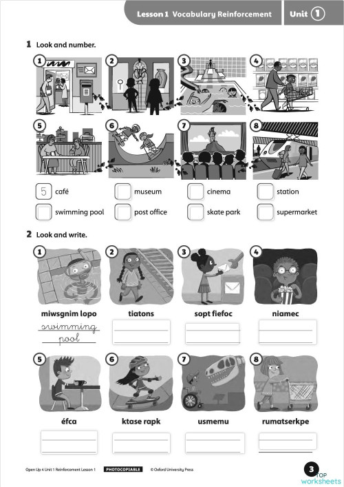 VOCABULARY - UNIT 1. Ficha interactiva | TopWorksheets