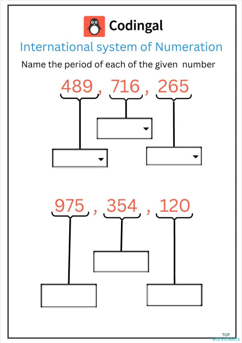M_G04M01L01_WC01_US_Introduction to Place value. Interactive worksheet | TopWorksheets