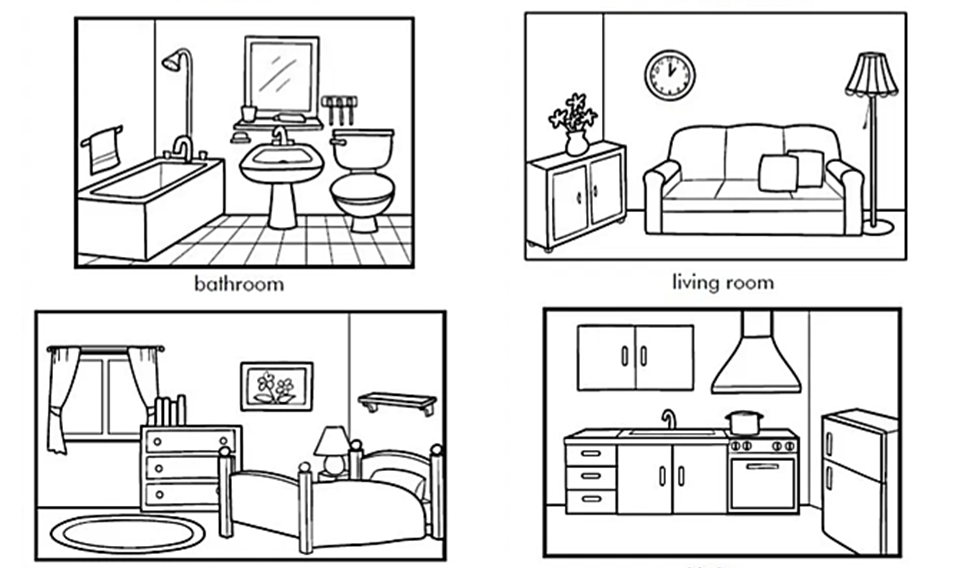 MY HOME AND ITEMS. Interactive worksheet | TopWorksheets