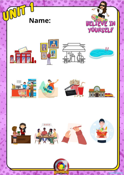 4º ENGLISH UNIT 1 EV 1. Interactive worksheet | TopWorksheets