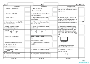 Algebra: interactive worksheets and online exercises | TopWorksheets