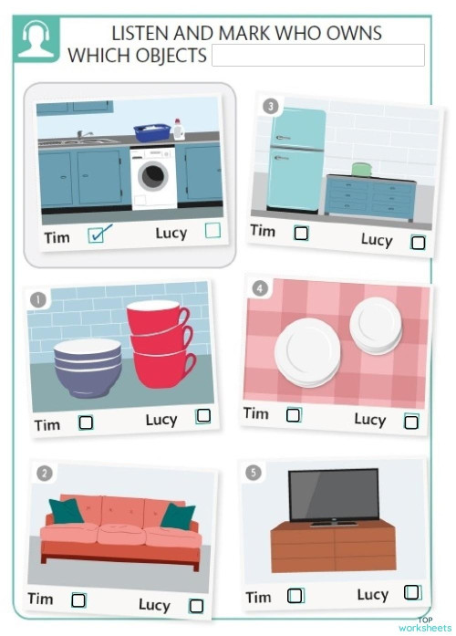 things we have. Interactive worksheet | TopWorksheets