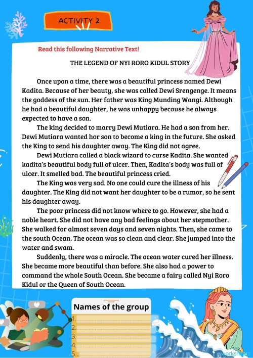 narrative text 2. Interactive worksheet | TopWorksheets
