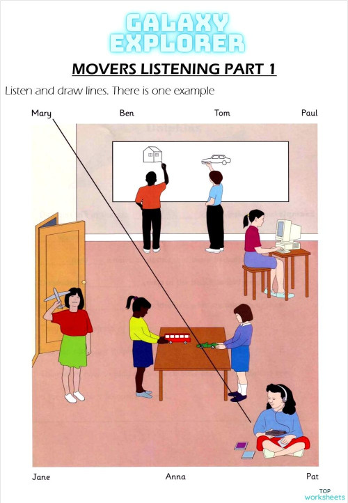 Listening: interactive worksheets and online exercises | TopWorksheets