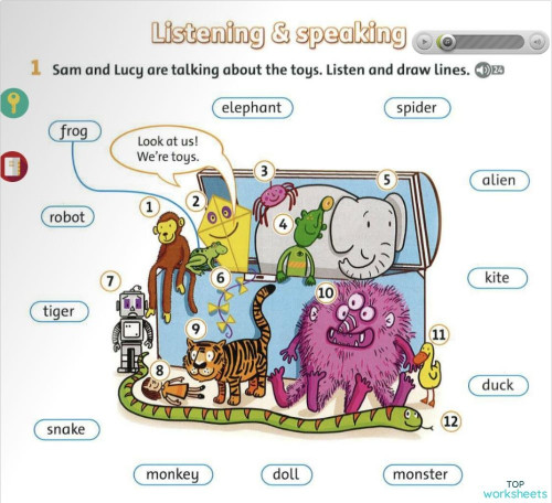 GET READY for Starters Unit 6 (Listening). Interactive worksheet ...