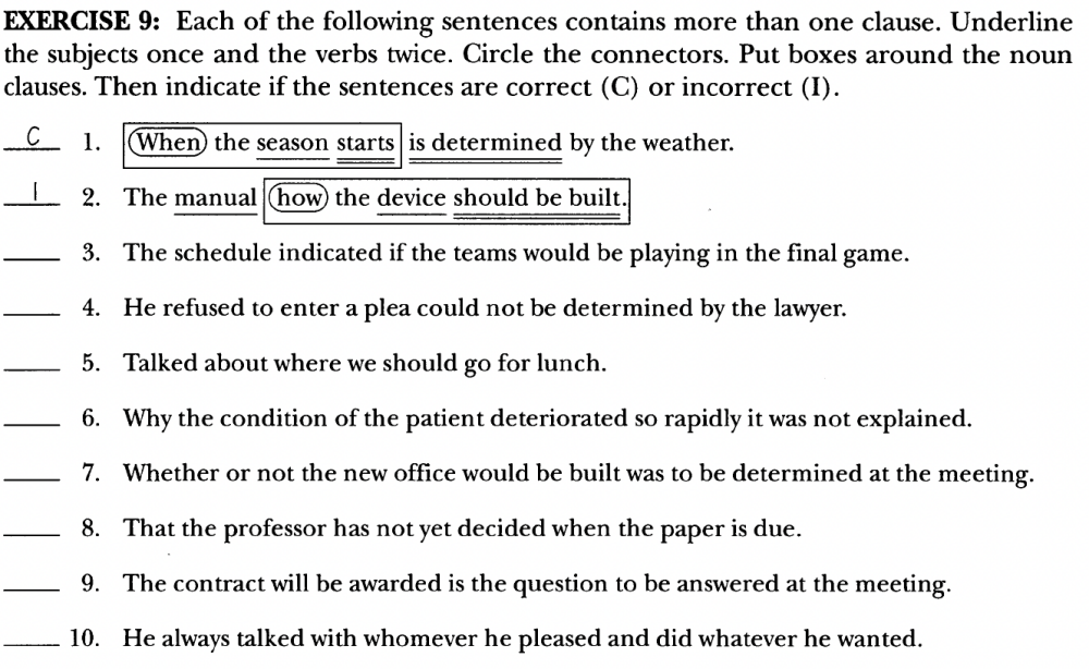 SK09-noun clause connectors. Interactive worksheet | TopWorksheets