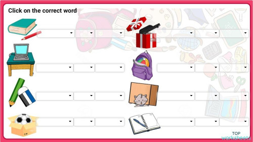 Prepositions of place. Interactive worksheet | TopWorksheets