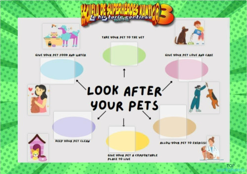 TPW LOOK AFETR YOUR PETS 1. Interactive worksheet | TopWorksheets
