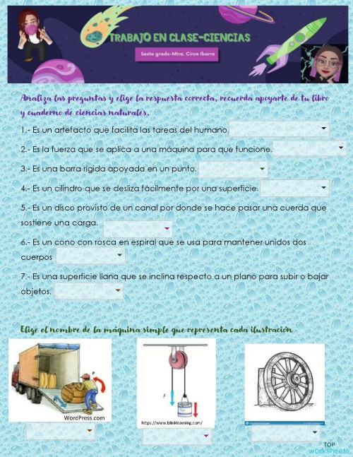 6º Primaria: fichas interactivas y ejercicios online | TopWorksheets