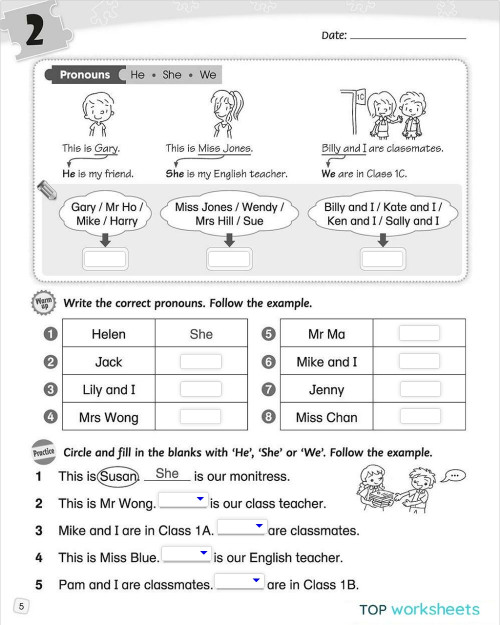 Gr 1A.2. Interactive worksheet | TopWorksheets