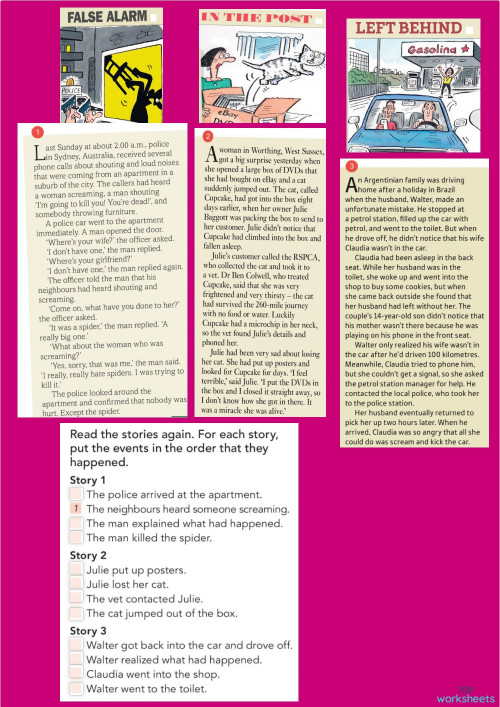 READING: Unbelievable. Interactive worksheet | TopWorksheets