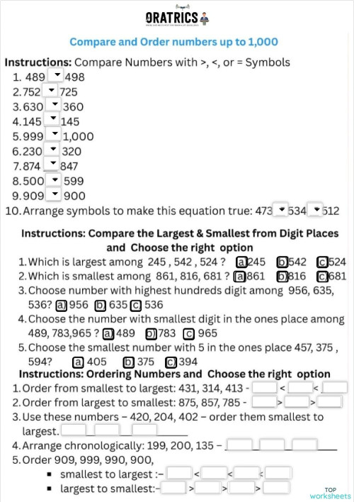 Expanded Form MM. Interactive worksheet | TopWorksheets