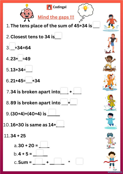 Math: interactive worksheets and online exercises | TopWorksheets