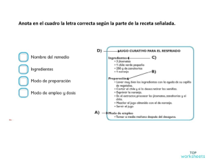 PARTES DE UN INSTRUCTIVO.. Ficha interactiva | TopWorksheets