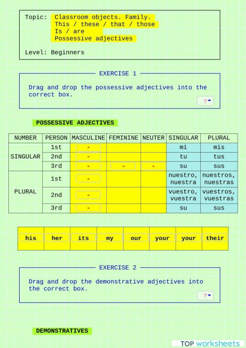 LISTENING COMPREHENSION N° 02- LEVEL A2. Ficha interactiva | TopWorksheets
