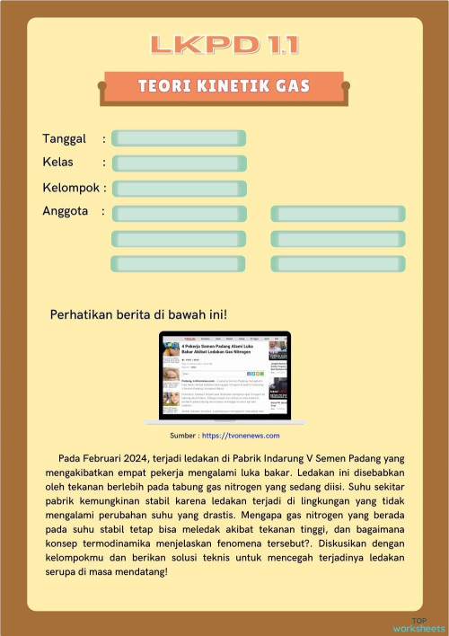 2. LKPD_TKG 1.1. Interactive worksheet | TopWorksheets