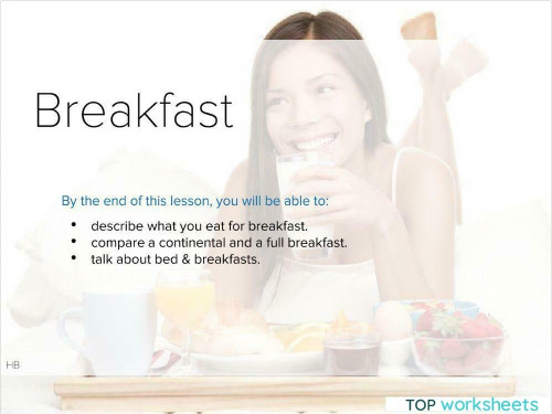Breakfast. Interactive worksheet | TopWorksheets