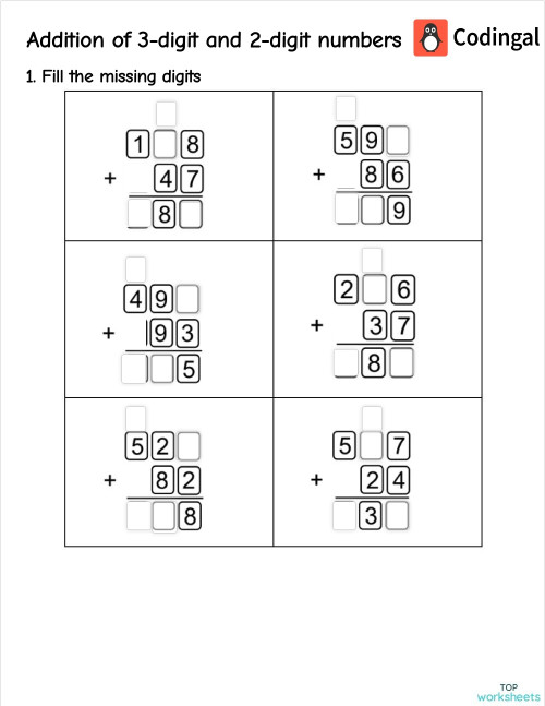 M_G02M05L25_WE02_Addition of Three-Digit and Two-Digit Numbers (With Regrouping). Interactive ...