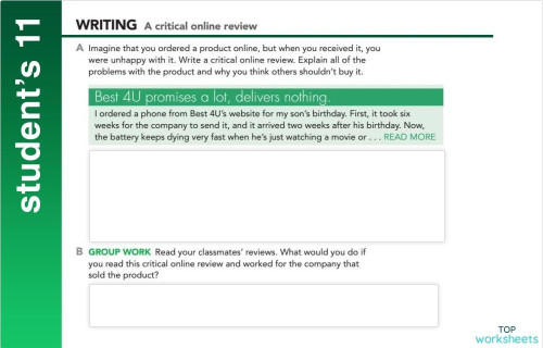 English language: interactive worksheets and online exercises ...