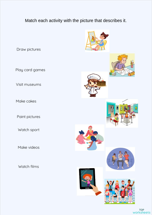 At the weekend. Ficha interactiva | TopWorksheets