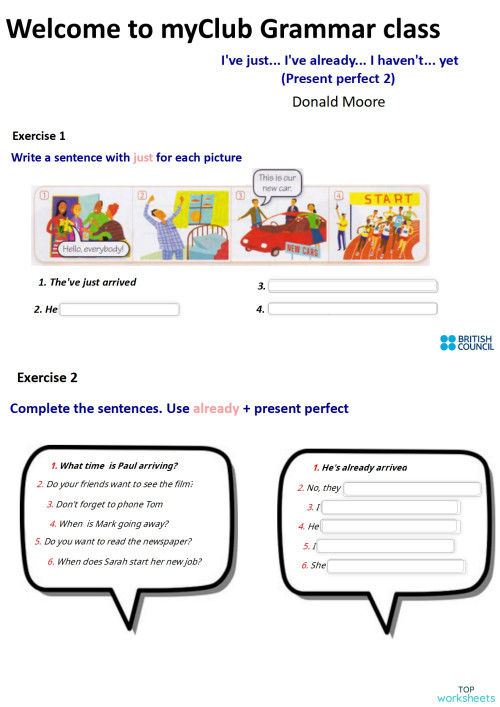 Grammar 30.05.23. Interactive worksheet | TopWorksheets