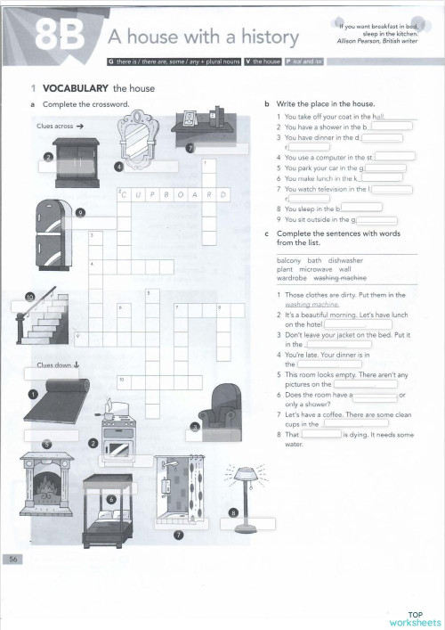 8B elementary workbook. Interactive worksheet | TopWorksheets