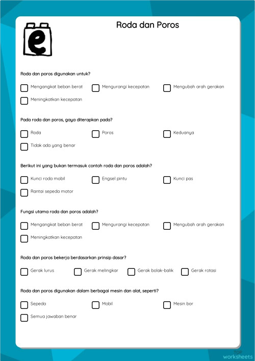 Roda Berporos. Lembar kerja interaktif | TopWorksheets