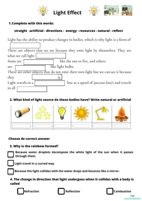 What is Energy? Y4. Interactive worksheet | TopWorksheets