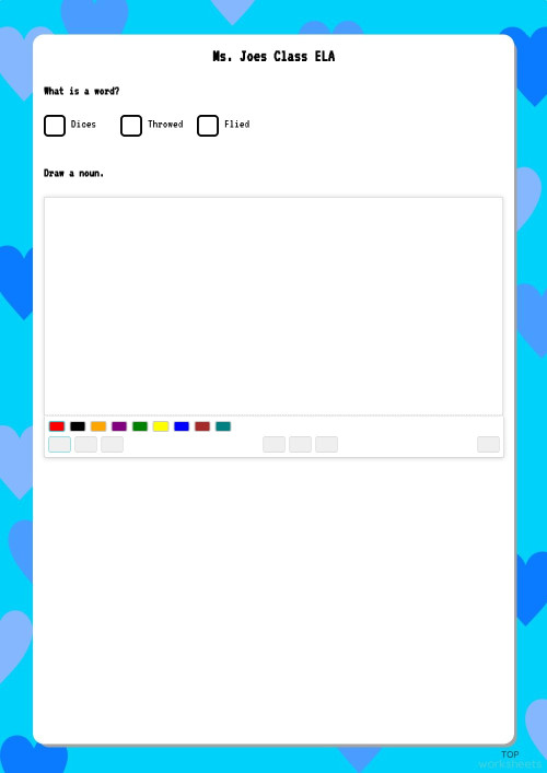 Ms. Joes Class ELA. Interactive worksheet | TopWorksheets