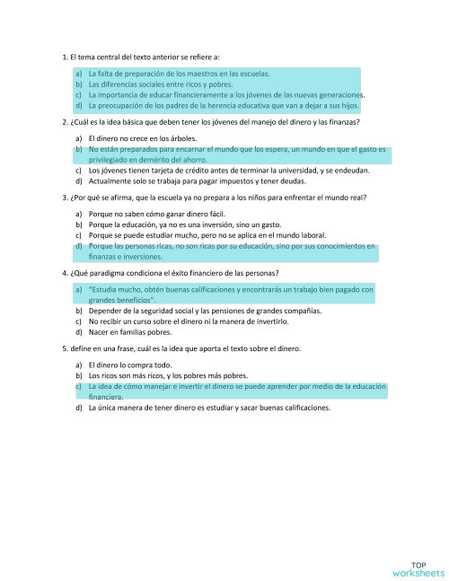 Libni Anel Hernández Nájera's public page | TopWorksheets