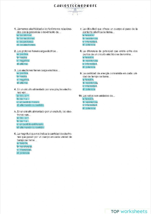 Examen 2022. Ficha interactiva | TopWorksheets