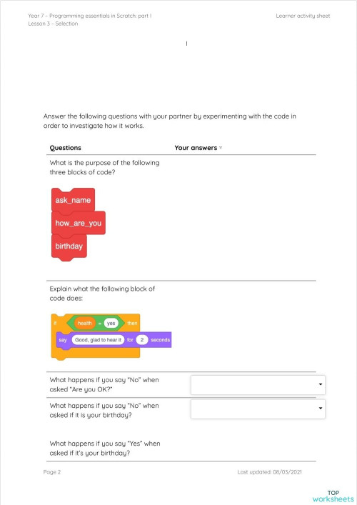 Form 7 Selection In Scratch Interactive Worksheet Topworksheets