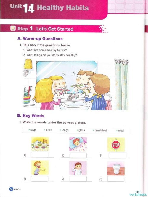 Step by step listening 2 (unit 14). Bài tập tương tác | TopWorksheets